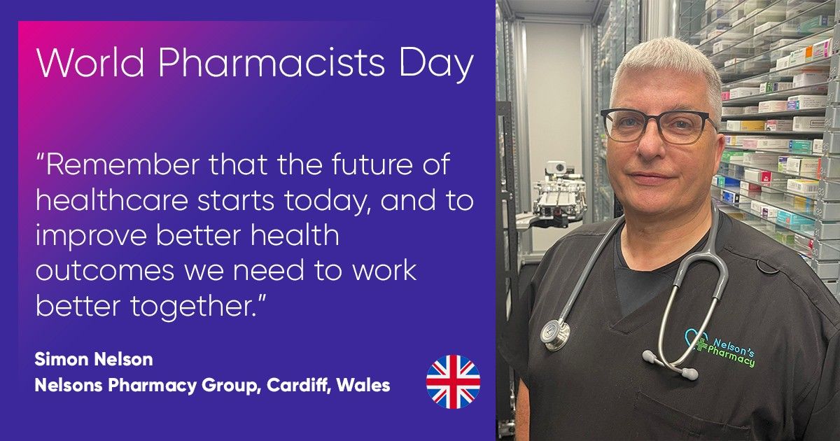 World Pharmacists Day : UK pharmacist celebrates