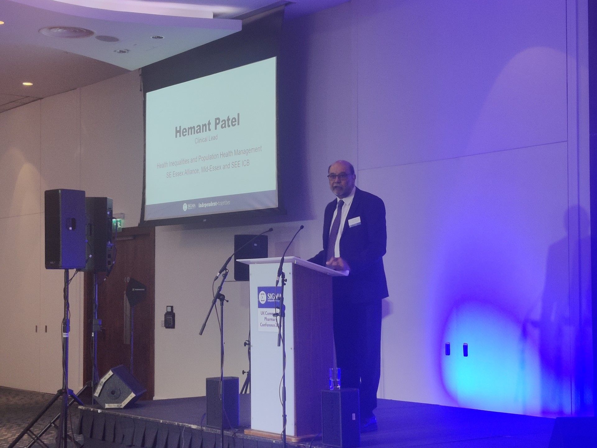 Hemant Patel on Health Inequalities - SIGMA 2023